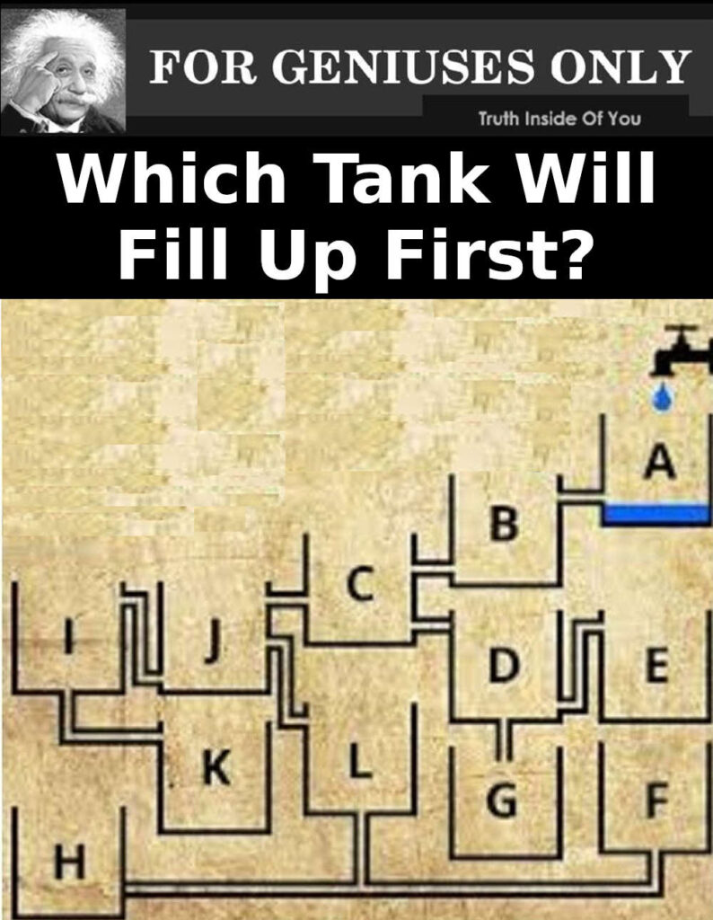 Which Tank Will Fill Up First? - Truth Inside Of You