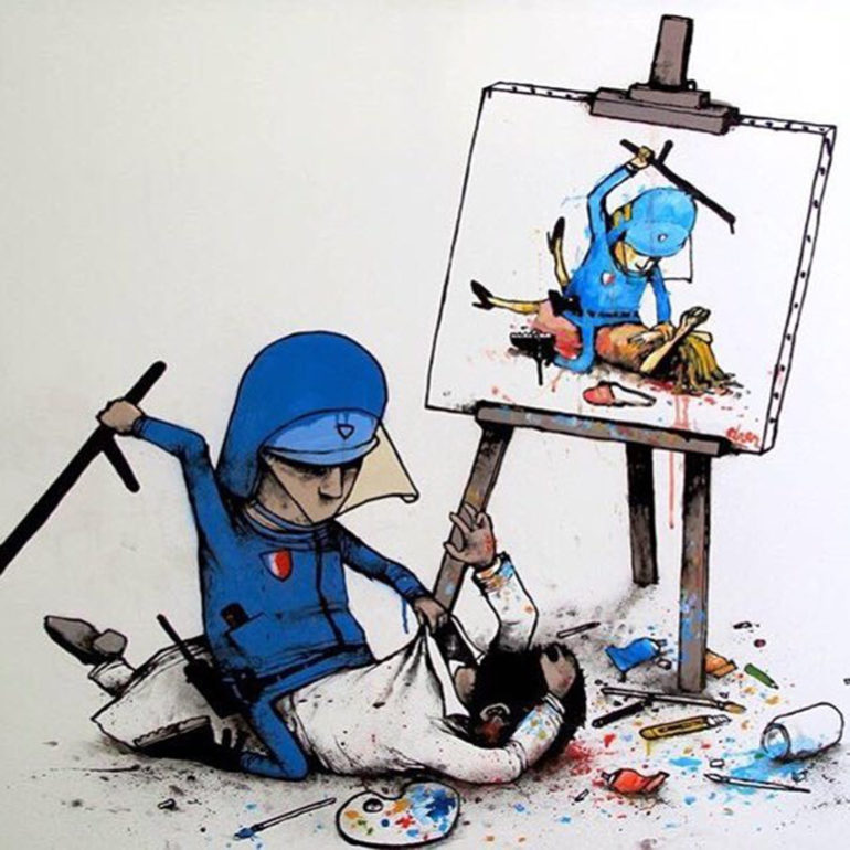 15 Controversial Illustrations By The French Banksy That Will Make You ...