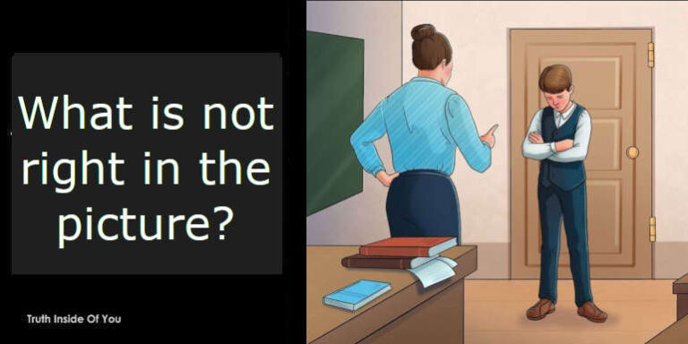 What is not right in the picture? - Truth Inside Of You
