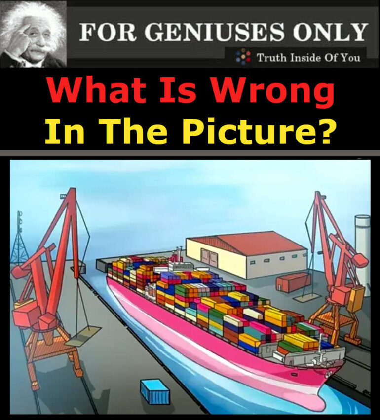 What is wrong in the picture? - Truth Inside Of You