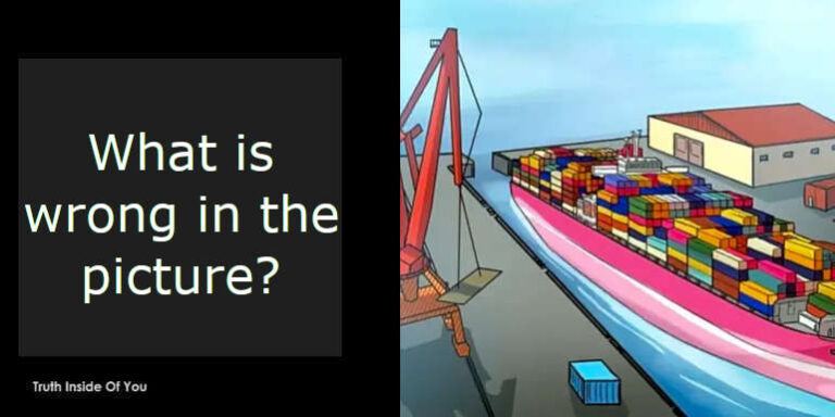 What is wrong in the picture? - Truth Inside Of You