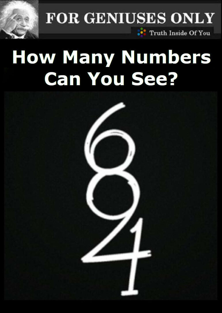 How Many Numbers Can You See? - Truth Inside Of You
